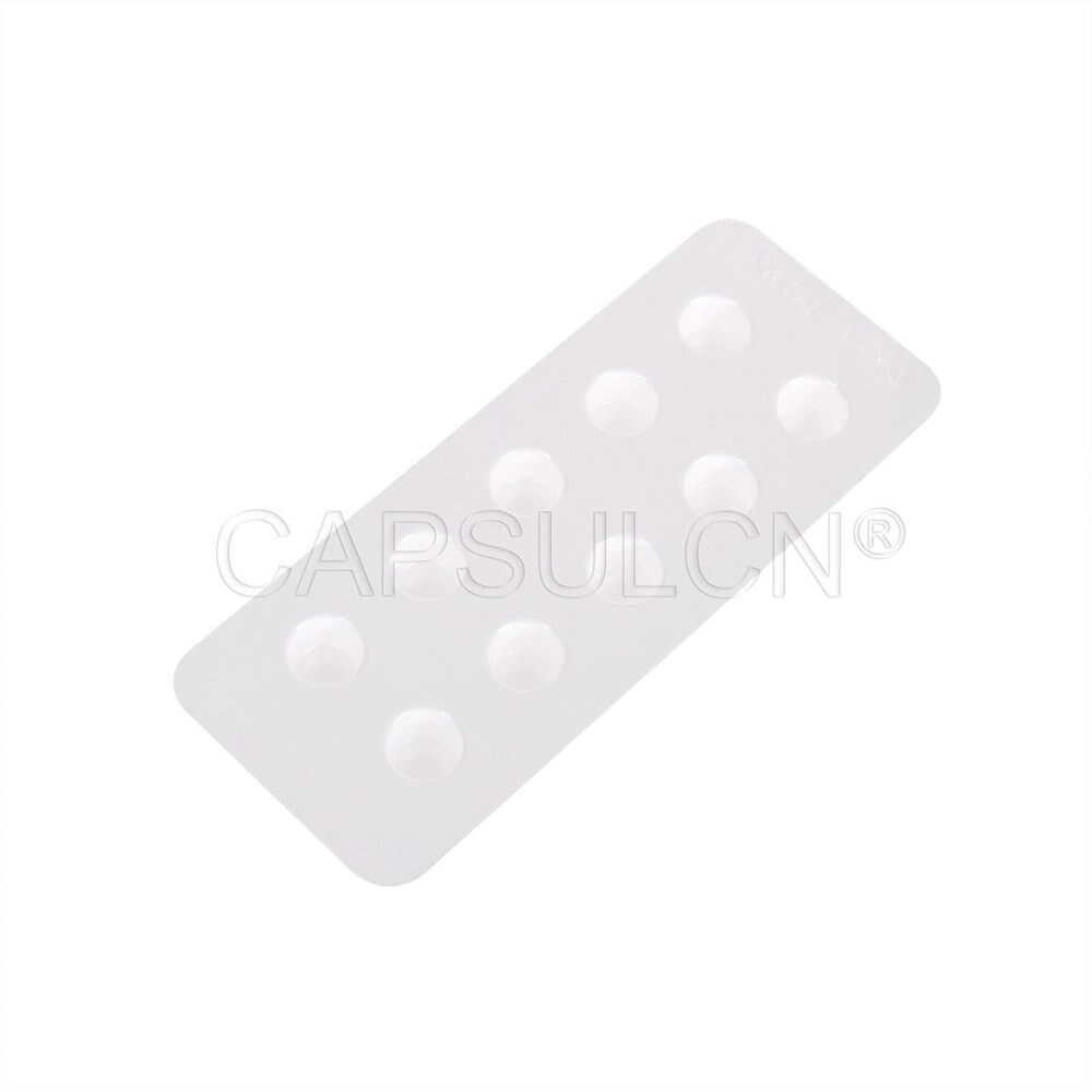 Dia 10mm Round tablet Blister Packing Sheet with 10 holes - IPharmachine