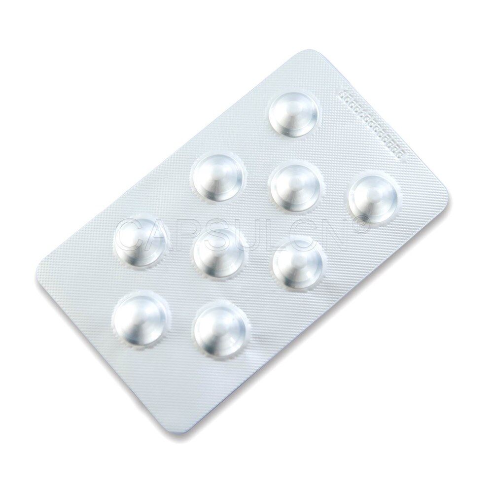 Round Tablet Blister Alu-Alu Packing Sheet with 9 holes - IPharmachine